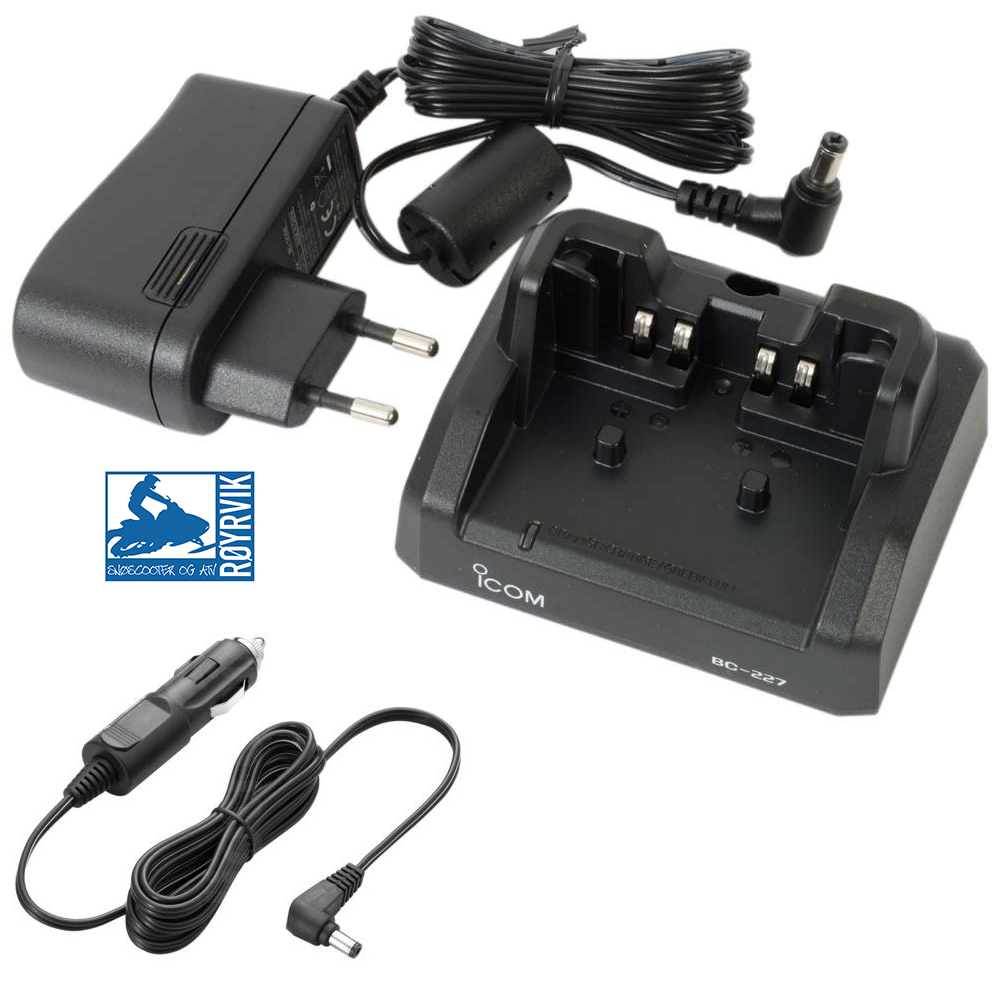 Icom CP-23L 12v lader – Interjakt Røyrvik